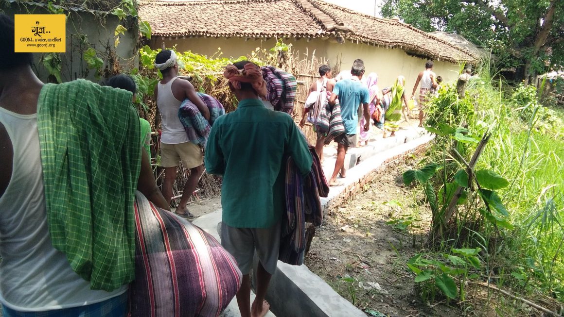 Goonj team is on the ground | Goonj